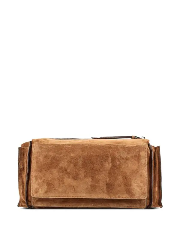 Miu Miu Utilitaire Suede Leather Crossbody Bag