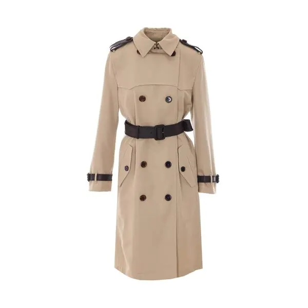 Burberry Short Foxfield Trench - Cream