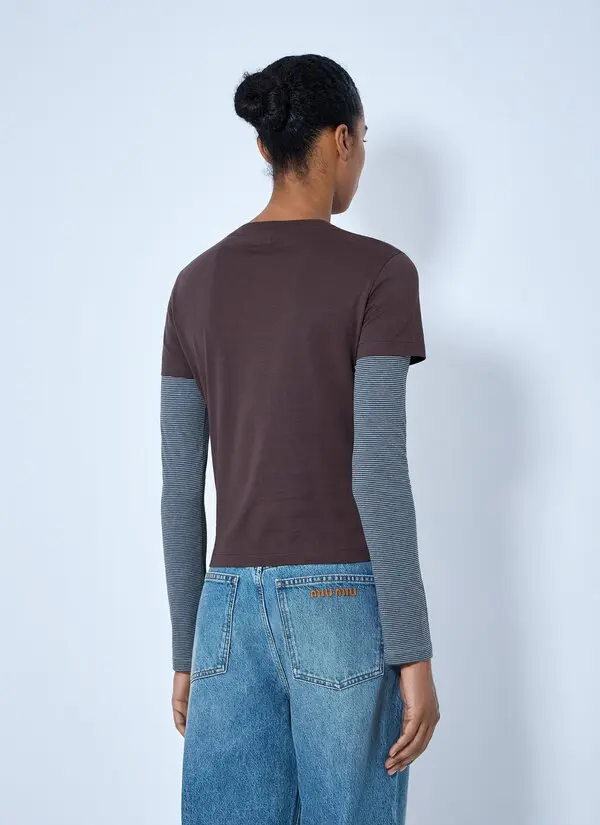 Miu Miu Jersey T-shirt