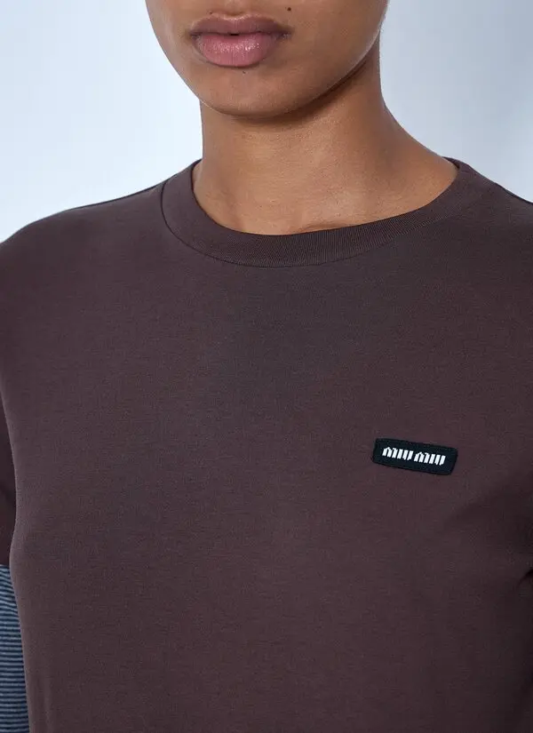 Miu Miu Jersey T-shirt