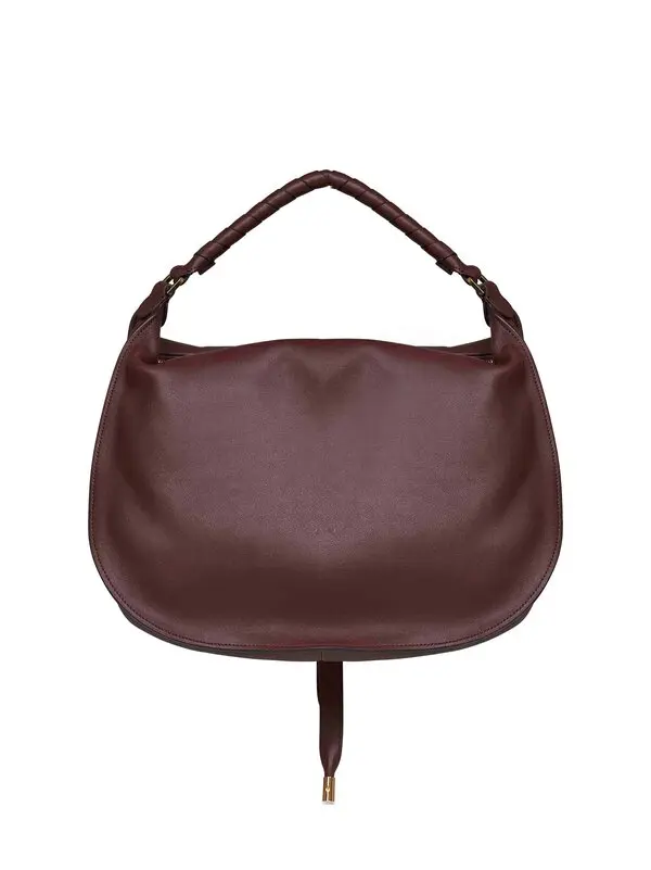 Chloé Dark Velvet Marcie Small Shoulder Bag - Multicolor