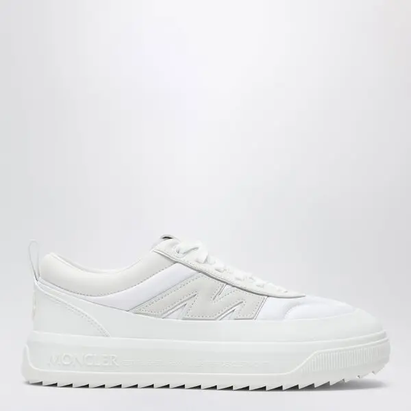 Moncler Altive Suede And Nubuck Leather Sneakers - White