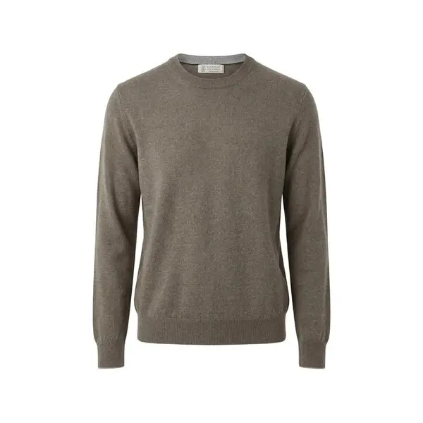 Brunello Cucinelli Cashmere Crew Neck Pullover - Green