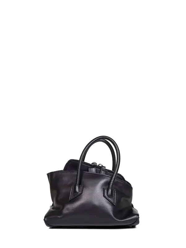 Attico Black La Passeggiata Mini Top Handle Bag - Multicolor