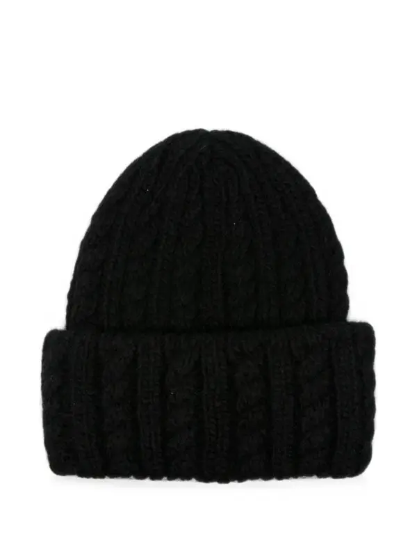 Moncler Logo Wool Beanie