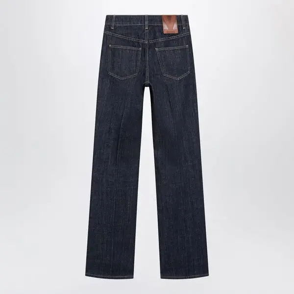 Valentino Garavani Cotton Denim Pants - Blue