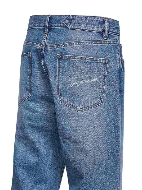 Jacquemus Blue The Straight De-nîmes Denim Jeans