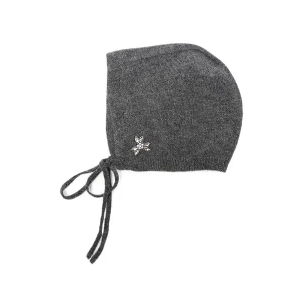 Simone Rocha Cashmere Knitted Hat - Gray