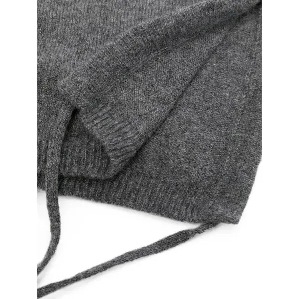Simone Rocha Cashmere Knitted Hat - Gray