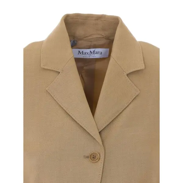 Max Mara Cropped Jacket - Cream
