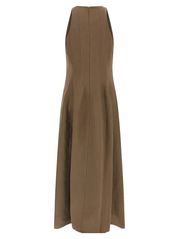 Brunello Cucinelli A-line Sleeveless Dress
