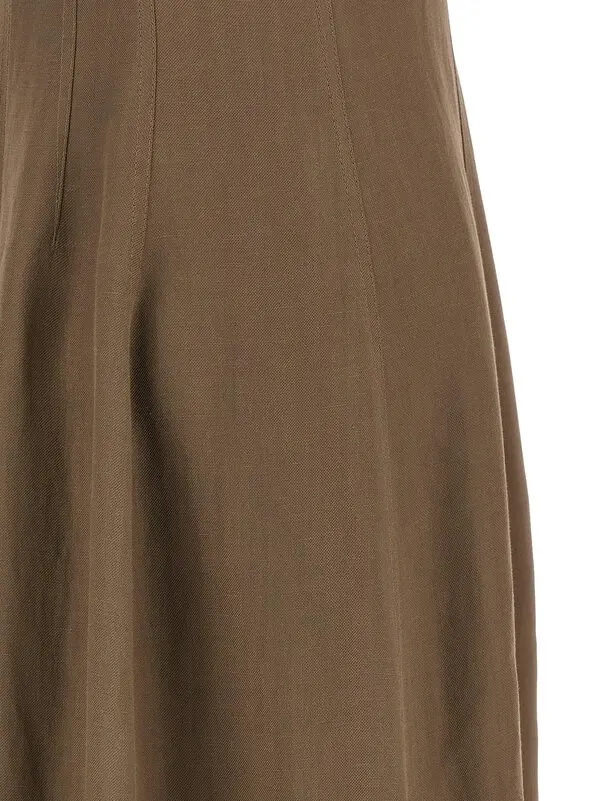 Brunello Cucinelli A-line Sleeveless Dress