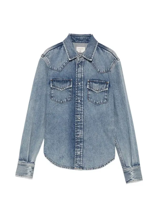 JACOB COHЁN Denim Cotton Shirt - Multicolor