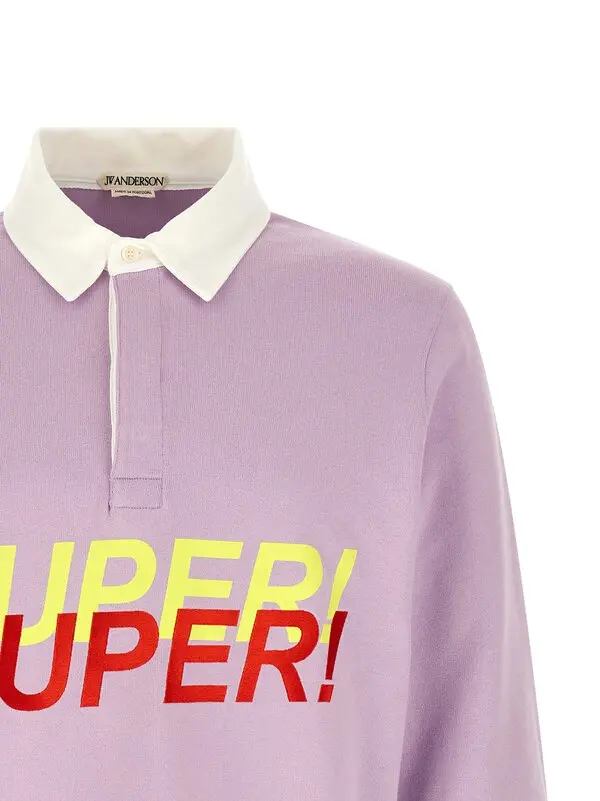 JW Anderson J.w.anderson 'super Super' Polo Shirt - Purple