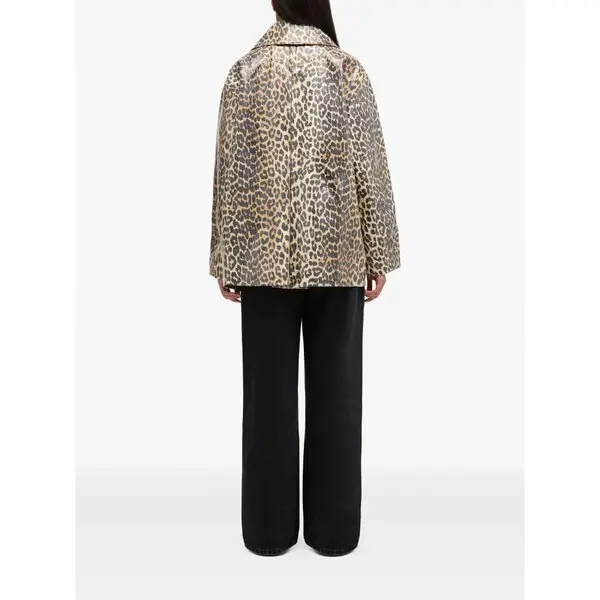 GANNI Neutrals Jackets Oversized Jackets
