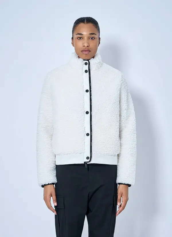Moncler Diamond-quilted Padded Cardigan - White