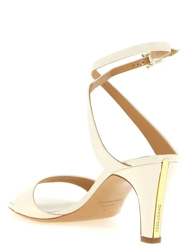FERRAGAMO Teresy' Sandals - Cream