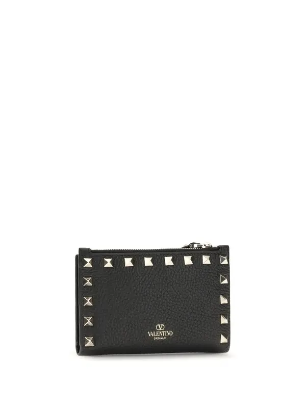 Valentino Garavani Rockstud Zip Card Holder