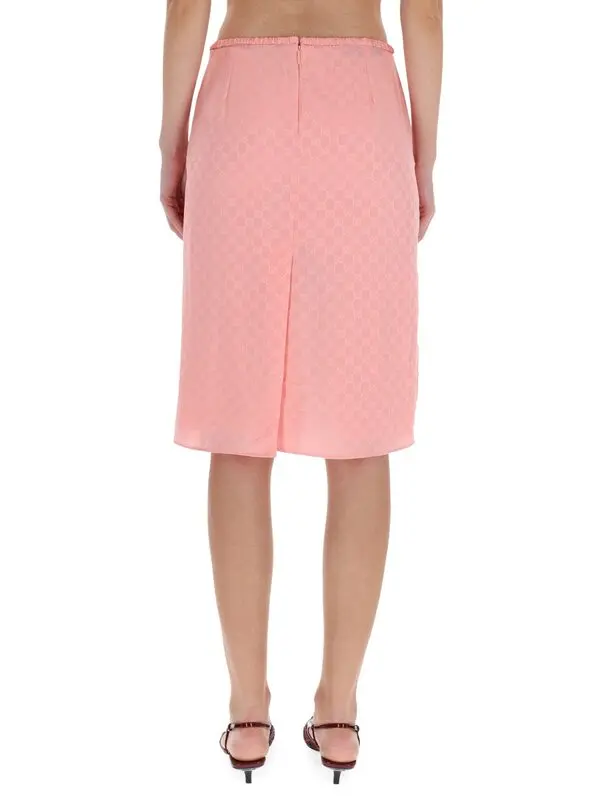 Gucci Silk Skirt - Pink