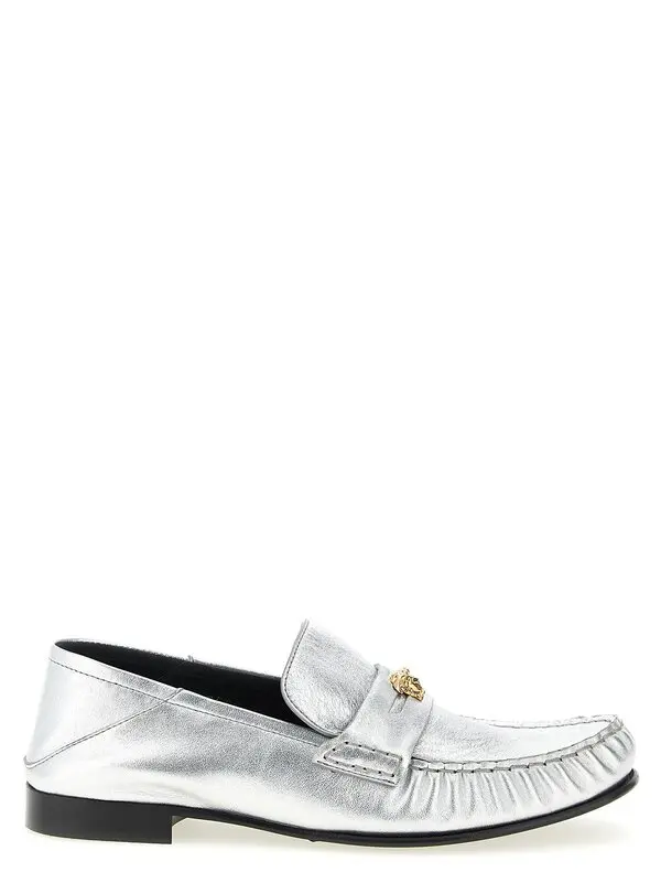 Versace La Medusa' Loafers - Silver