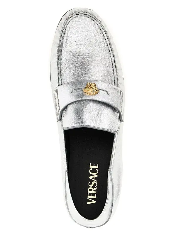 Versace La Medusa' Loafers - Silver
