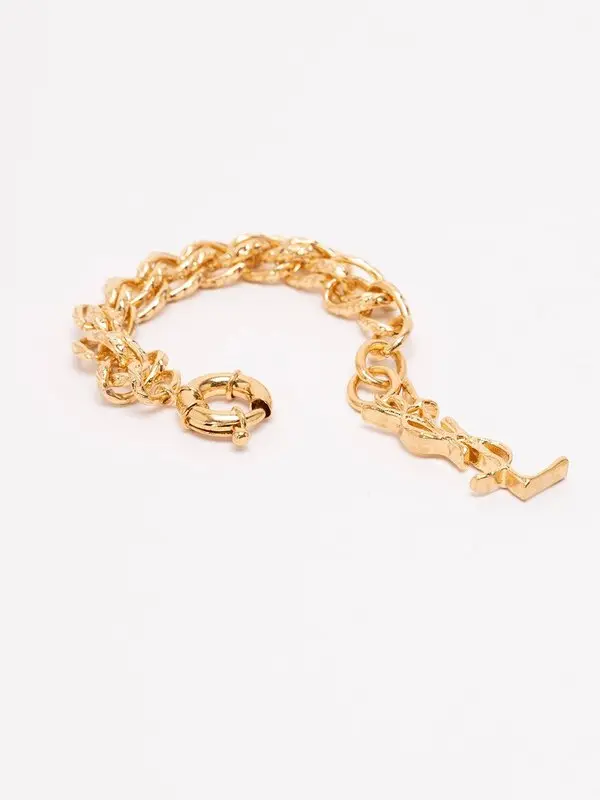 Saint Laurent Rope Chain` Bracelet