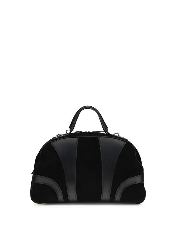 Dries Van Noten Leather Travel Bag - Black