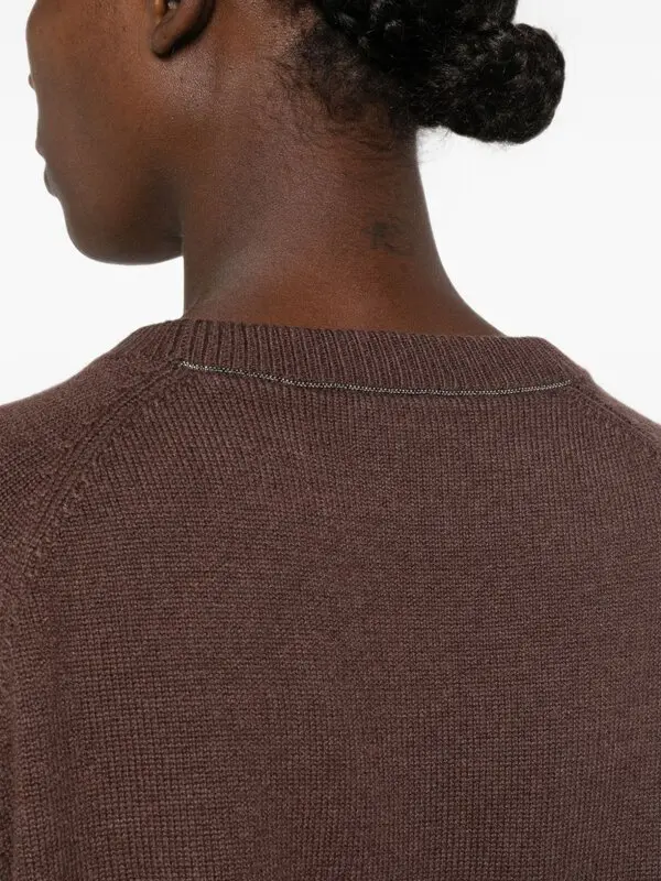 Brunello Cucinelli Cashmere Crewneck Sweater - Multicolor