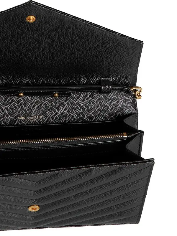 Saint Laurent Classic Cassandre Pouch In Grain De Poudre Leather - Multicolor