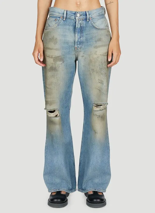 Acne Studios Worn In Jeans - Blue