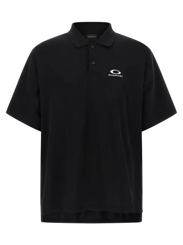Balenciaga Laurel Classic' Polo Shirt - Black