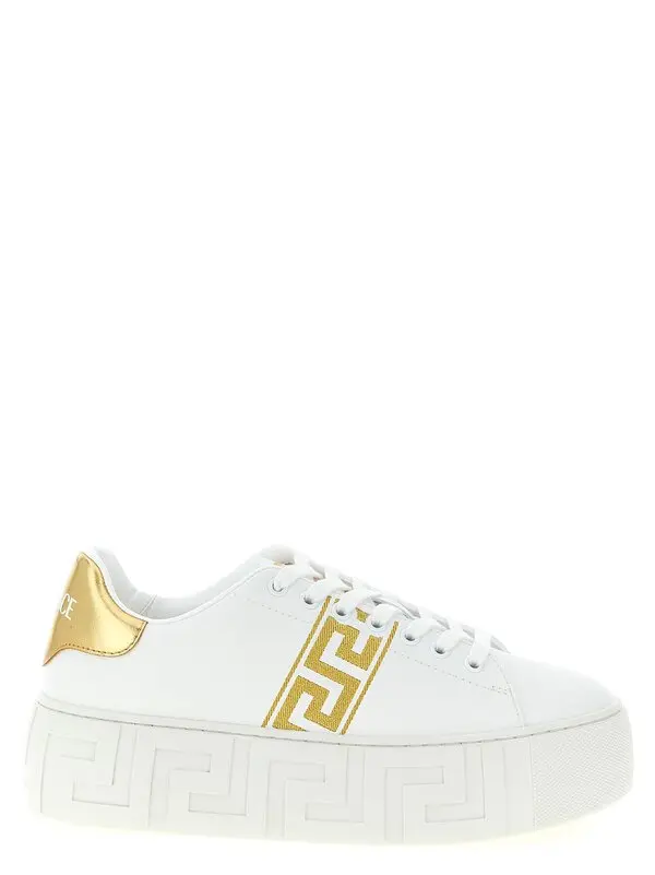 Versace La Greca' Sneakers - Gold