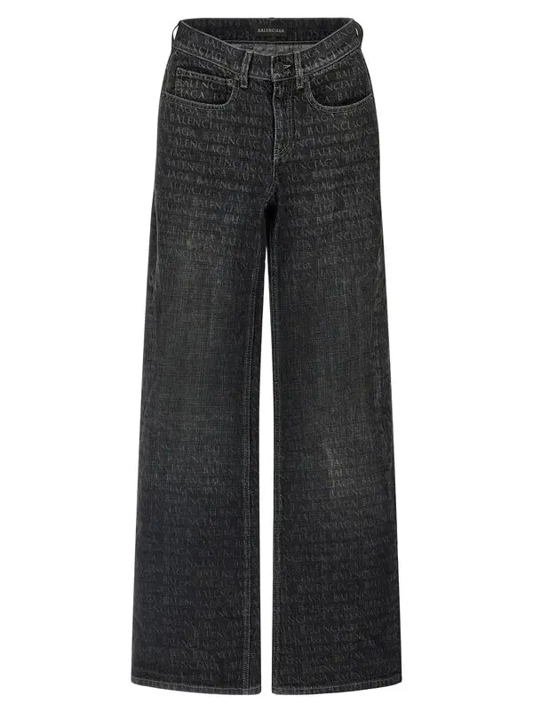 Balenciaga Wide Leg Jeans
