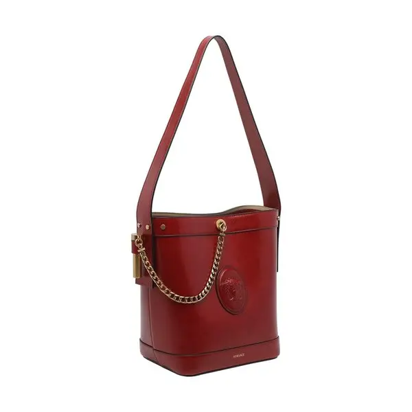 Versace Pivot Small Bucket Bag