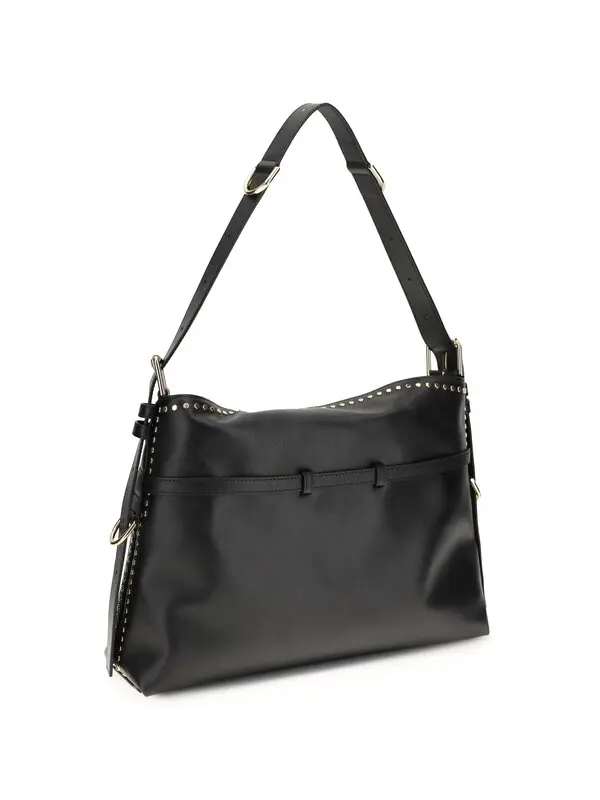 Givenchy Large Voyou Shoulder Bag In Shiny Leather