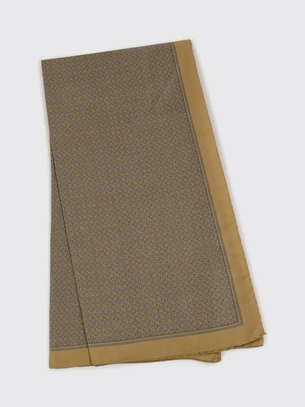 Saint Laurent Geometric Print Silk Twill Scarf - Multicolor