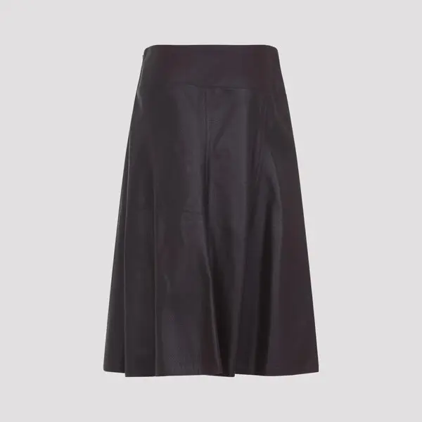 Alaïa Slit Midi Skirt