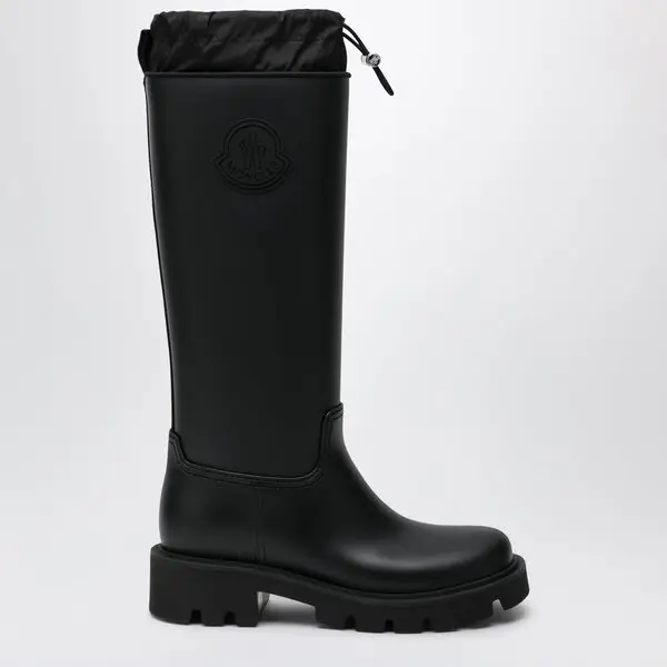 Moncler Kickstream High Rain Boots - Black