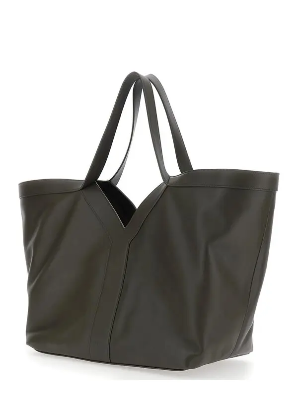 Saint Laurent Leather Shoulder Bag - Green