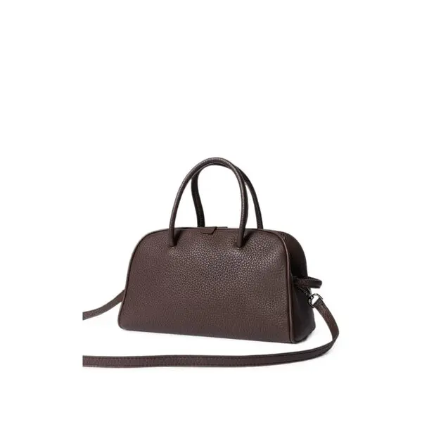 Jacquemus Grained Leather Tote Bag - Brown