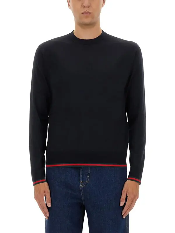 Gucci Web Pattern Sweater - Blue