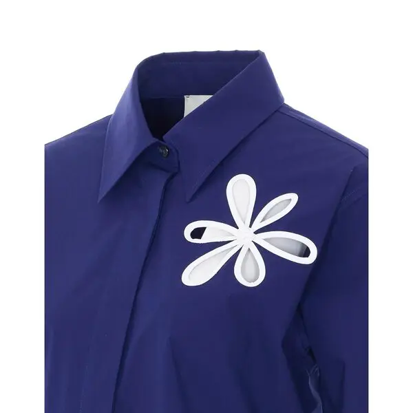 Fendi Shirt With Ajour Motif - Blue