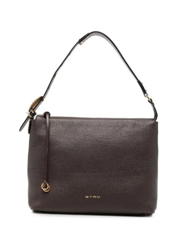 Etro Medium Leather Hobo Bag - Multicolor