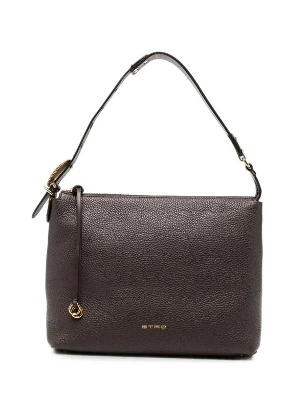 Etro Medium Leather Hobo Bag - Multicolor