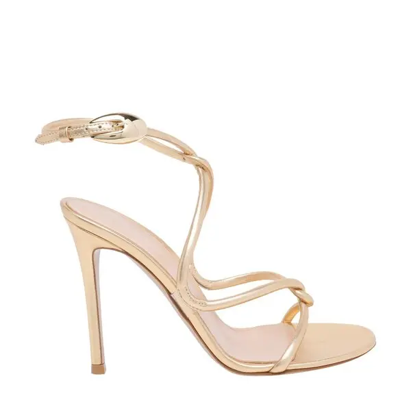GIANVITO ROSSI Jungle Mamba Pump Sandals - Gold