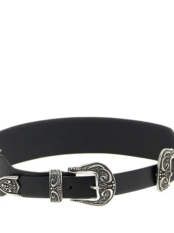 GOLDEN GOOSE Double Buckle' Belt
