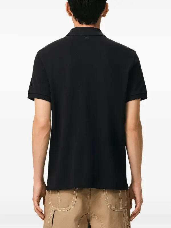 AMI Paris De Coeur Cotton Polo Shirt