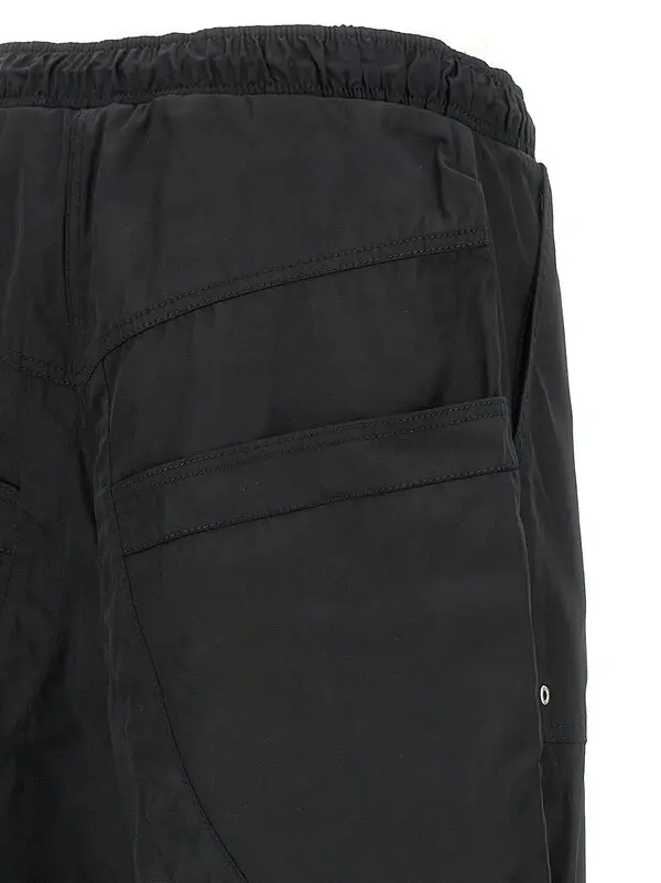 Attico Oversized Nylon Pants - Black