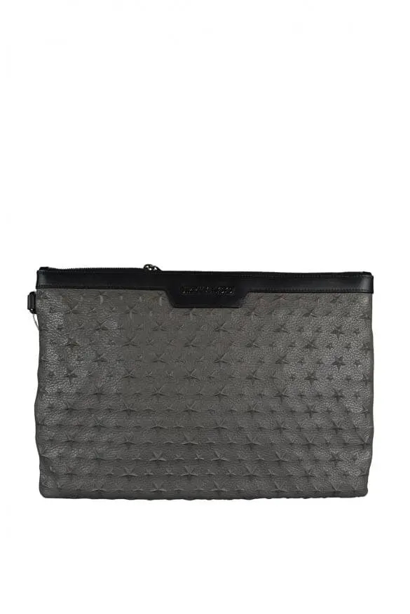 JIMMY CHOO Derek Clutch Bag - Gray