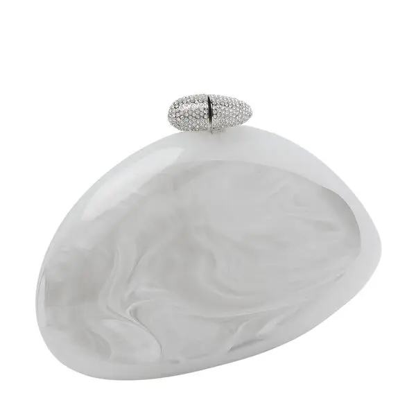 Benedetta Bruzziches Ariel Clutch Bag - White
